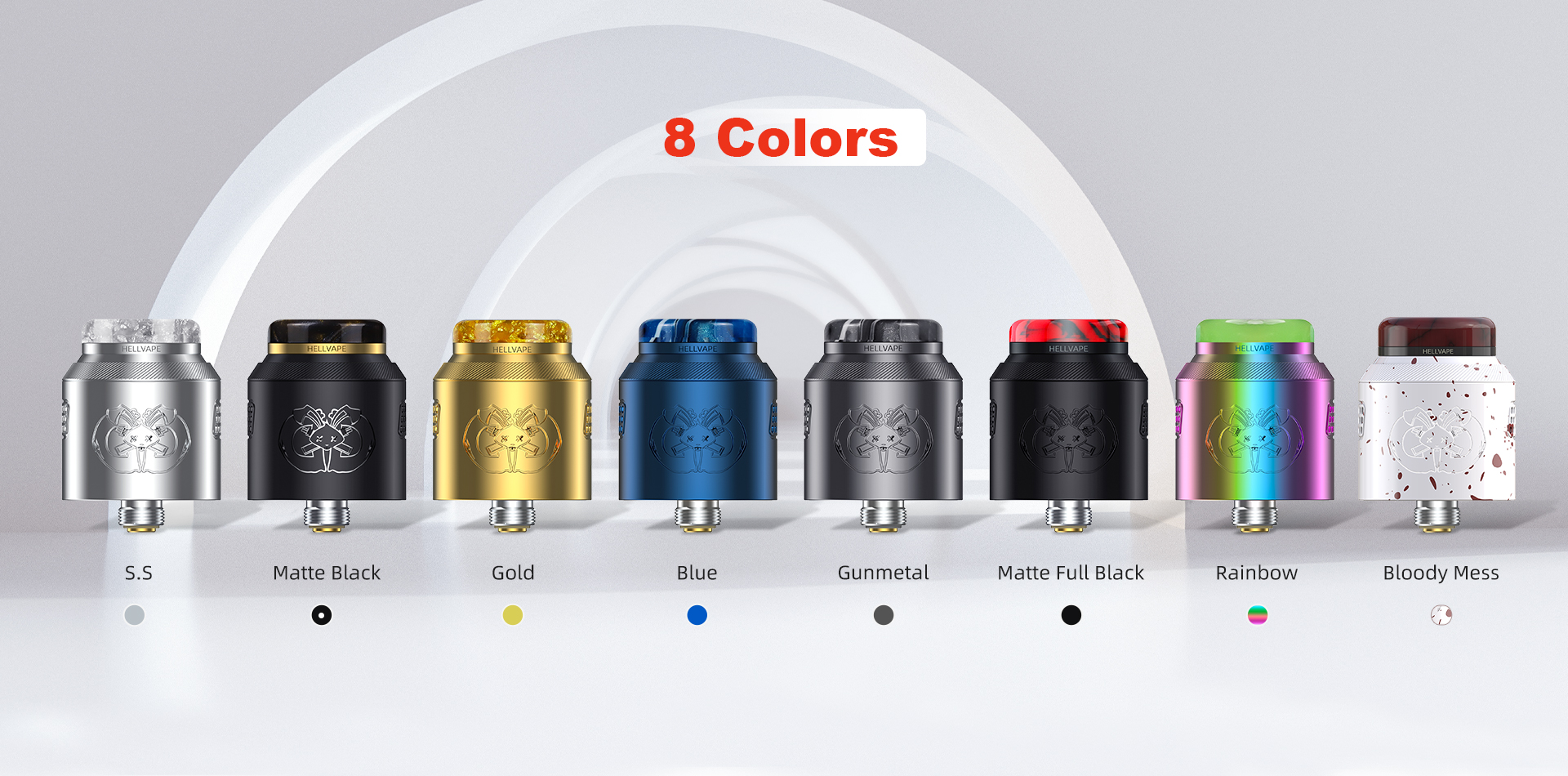 Drop Dead 2 RDA – Multiple Airflows, Multiple Flavo-Hellvape - The DIY atomizer leading brand